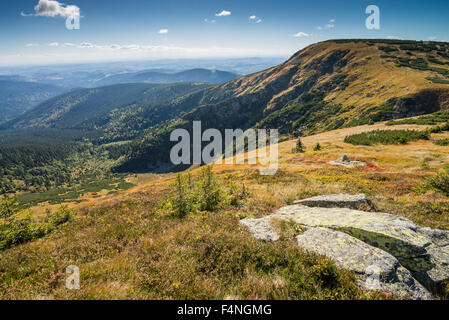 Berg Kotel, Gebirge Riesengebirge, Tschechische Republik, Böhmen ...