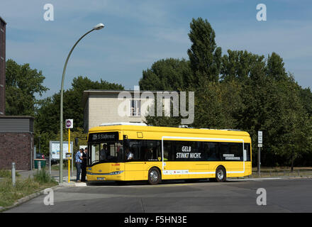 Berlin, Deutschland, E-Bus BVG Solaris Urbino 12 Elektroautos im Jahre ...