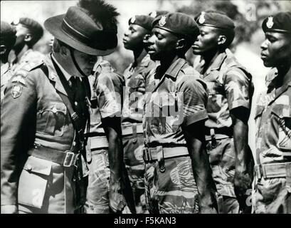 RHODESIAN ARMEE: 1980 Stockfotografie - Alamy