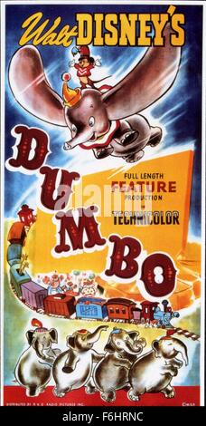 Filmtitel 1941: DUMBO, Regie: BEN SHARPSTEEN, Studio: DISNEY, im Bild ...