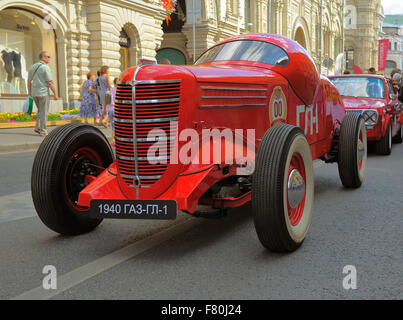 Moskau, Russland, GAZ-GL-1, 1940, der erste sowjetischen Sportwagen ...