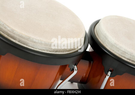 Nahaufnahme von Bongos. Latin Percussion-Instrument Stockfoto, Bild ...