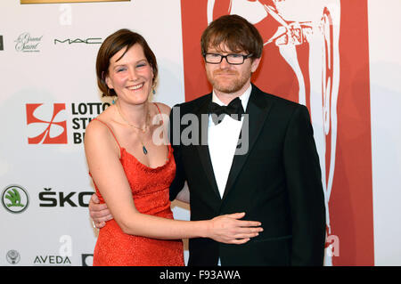 John Maclean und Kitty Travers besuchen Sie 28. European Film Awards 2015 im Haus der Berliner Festspiele am 12. Dezember 2015 in Berlin Deutschland Stockfotografie Alamy