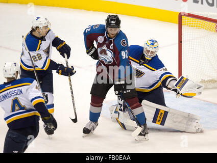 Denver, Colorado, USA. 6. Januar 2016. LVS-LW GABRIEL LANDESKOG ...