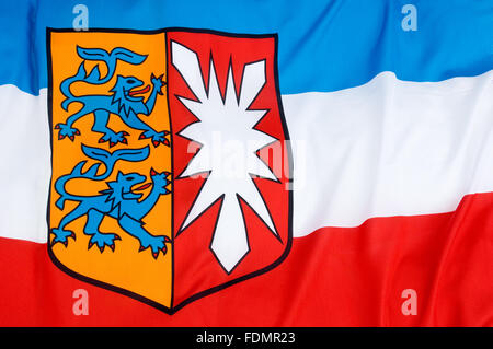 Wappen, Flagge und Wappen von Schleswig-Holstein, Deutschland, BRD ...