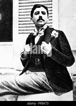 MARCEL PROUST (1871-1922). /nFrench Schriftsteller. Proust auf dem ...