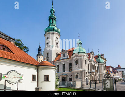 Polen, Woiwodschaft Schlesien, Pszczyna (Pless), Blick auf Rynek, dem ...