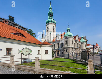 Polen, Woiwodschaft Schlesien, Pszczyna (Pless), Blick auf Rynek, dem ...