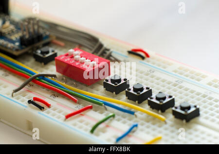 Elektronik Prototyping Board (Steckbrett) mit einem Arduino Pro Mini ...