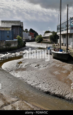 Blick auf Truro vom Truro River, Cornwall, England Stockfotografie - Alamy