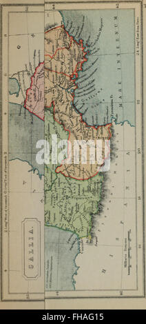 Ein geografischer atlas aus dem Jahr 1909, der die antike und ...