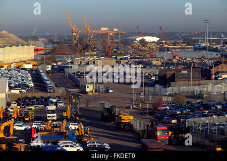 Tilbury Docks und London International Cruise Terminal, der Hafen von ...