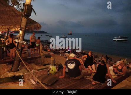 Strandbar, Bophut Beach, Koh Samui, Thailand, Asien Stockfotografie - Alamy