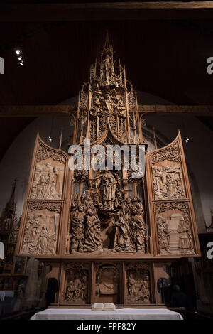 Altar von Riemenschneider in der Herrgottskirche-Kirche in der Nähe von ...