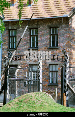 Das Konzentrationslager Auschwitz in Oswiecim (Auschwitz) in Polen ...