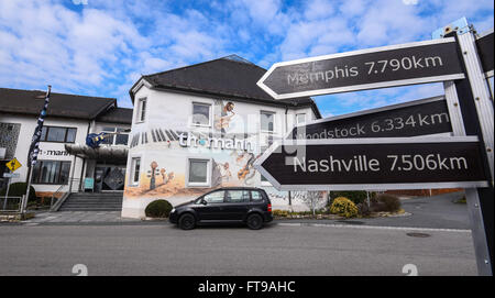 Treppendorf, Deutschland. 24. März 2016. Ein Bild eines Musikers ...