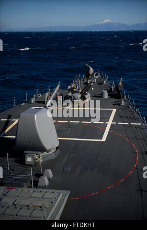 Die USS Carney (DDG 64), ein Lenkraketenzerstörer der Arleigh-Burke ...
