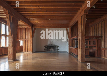 NSDAP-Ordensburg Sonthofen, NS-Architektur Heimatschutzstil, Indoors ...