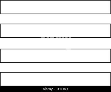 Ausrichten von Text im Blocksatz ausgerichtet Symbol Zeichen ...