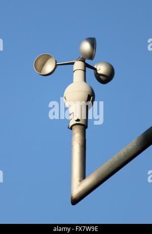 Wetterstation für meteorologische Prognose, Anemometer, Windmesser ...