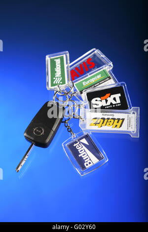 Sixt Autovermietung, Mietwagen-Schalter am Flughafen München. Die Sixt ...