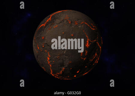 Tektonische Platten der Erde - Karte mit Namen der Major eine kleinere ...