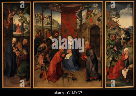 Hugo van der Goes (Ca.1440-1482). Flämischer Maler. Die Klage. Öl auf Holz. Staatliche Eremitage ...