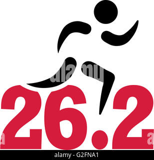 Abbildung: Runner Symbol Stockfotografie - Alamy