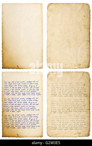 Handgeschriebenen Brief. Lateinischer Text Lorem Ipsum. Handschrift ...