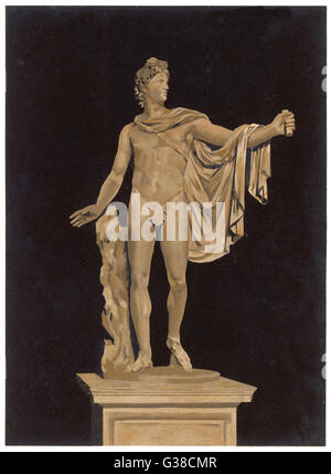 klassische Apollo Gott statue Stockfotografie - Alamy
