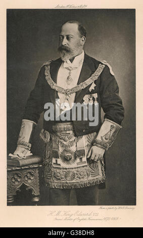 EDWARD VII, MASON Stockfotografie - Alamy