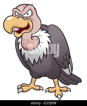 Vektor-Illustration Karikatur Geier Vektor Abbildung - Bild: 105471618 ...