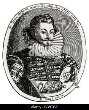 SIR JOHN HARINGTON englischer Höfling und Schriftsteller; Erfinder der ...