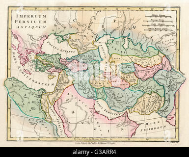 Karte des persischen Reiches Stockfoto, Bild: 93023919 - Alamy