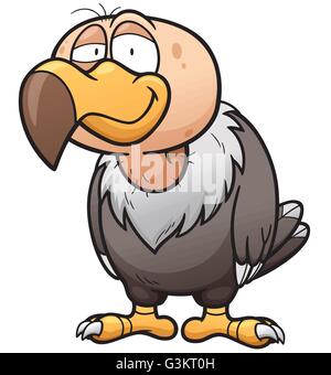 Vektor-Illustration Karikatur Geier Vektor Abbildung - Bild: 105471618 ...