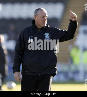 Der neue Hibernian-Manager Terry Butcher beim schottischen Premiership ...