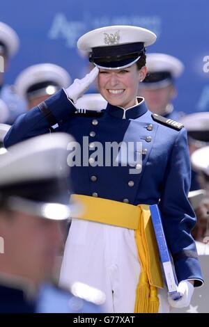 U.S. Air Force Academy -- Cadet First Class Allyson Carlin, ein Cadet ...