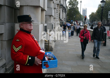 Chelsea Rentner Corporal Peter Caiger von der Royal Army Service Core ...