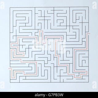 Ich zeichnen, entwerfen, erstellen, erzeugen, verrückte Labyrinthe zu ...