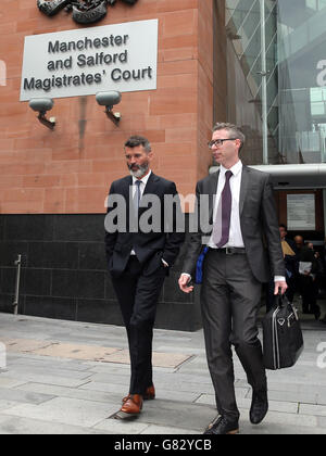 Der ehemalige Manchester United Fußballspieler Roy Keane kommt am ...