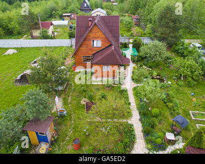 Traditionelle Datscha (Russische Country House). Wladimir, Russland ...
