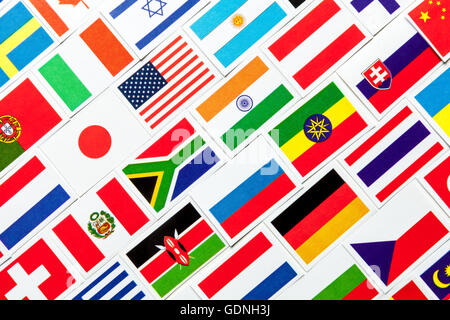 Nationalflaggen der anderen Land Stockfoto, Bild: 103369793 - Alamy