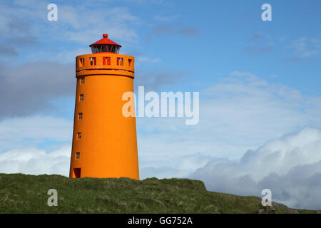 Vattarnes Leuchtturm, Island Stockfotografie - Alamy