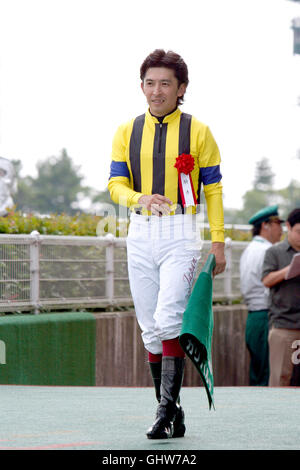 Aichi, Japan. 24. Juli 2016. Garibaldi-Pferderennen: Garibaldi nach dem Gewinn der Toyota Sho ...