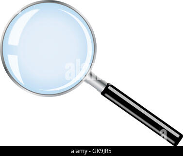 Lupe Piktogramm Symbolbild Vektor Abbildung - Bild: 124409707 - Alamy