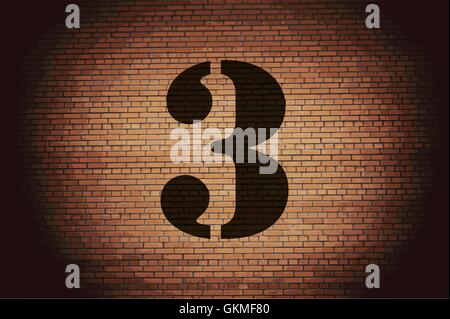 Bronzemedaille mit Nummer drei Symbol. Cartoon Illustration der ...