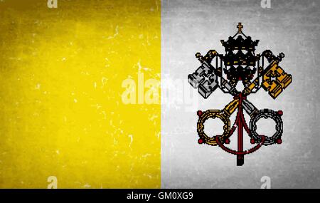 Wappen der Vatikanstadt und dem Heiligen Stuhl Symbol Emblem Flagge ...