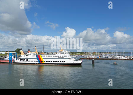 Hafen von Wyk auf Föhr, Insel Föhr, Nordsee, Nordfriesland, Schleswig ...