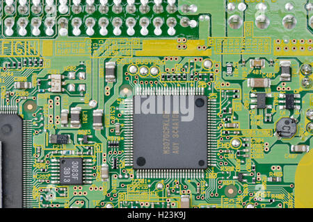 Leiterplatte Oder Platine, Nahaufnahme | Platine Stockfotografie - Alamy