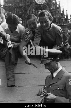Joseph Goebbels hält eine Rede Stockfoto, Bild: 48343819 - Alamy
